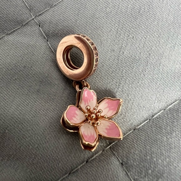 Pandora | Accessories | Pandora Cherry Blossom 4k Rose Gold Plated ...
